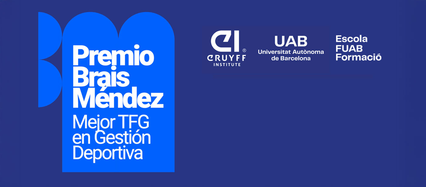 Johan Cruyff Institute and Universidad Autónoma de Barcelona launch the ...
